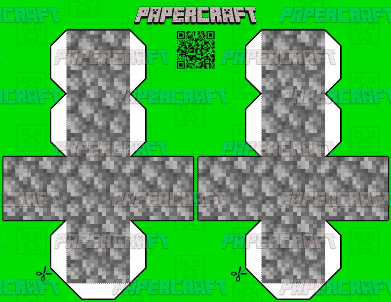 Printeable Set of Minecraft + Steve + Alex + Creeper + Figures and ...