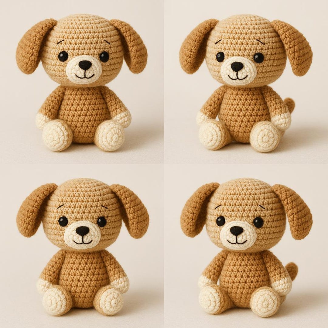 Crochet PATTERN Dog, Amigurumi Tutorial PDF in English, Crochet Puppy ...