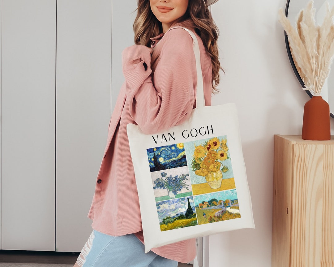 Van Gogh Paintings Tote Bag, Vincent Van Gogh Tote Bag, Art Tote Bag ...