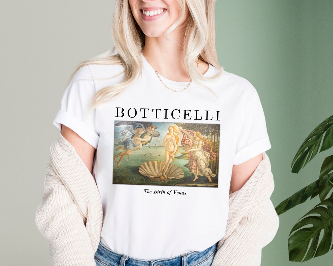 The Birth of Venus T-shirt, Botticelli Tee, Art Lover Shirt, Italian ...