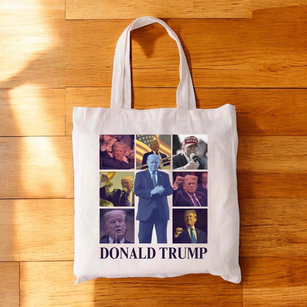 Donald Trump Tote Bag, Patriotic Gift Tote Bagtrump Rally Tote Bag ...