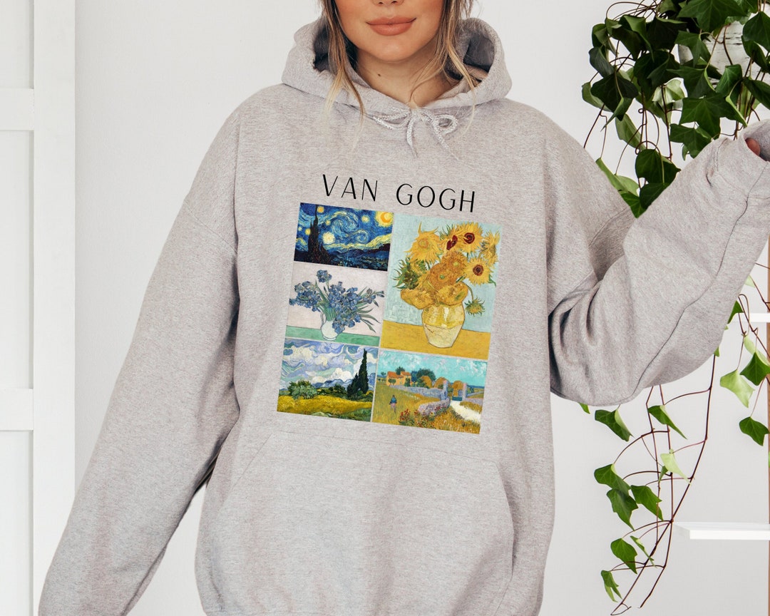 Van Gogh Paintings Sweatshirt, Vincent Van Gogh Hoodie, Famous Painting ...