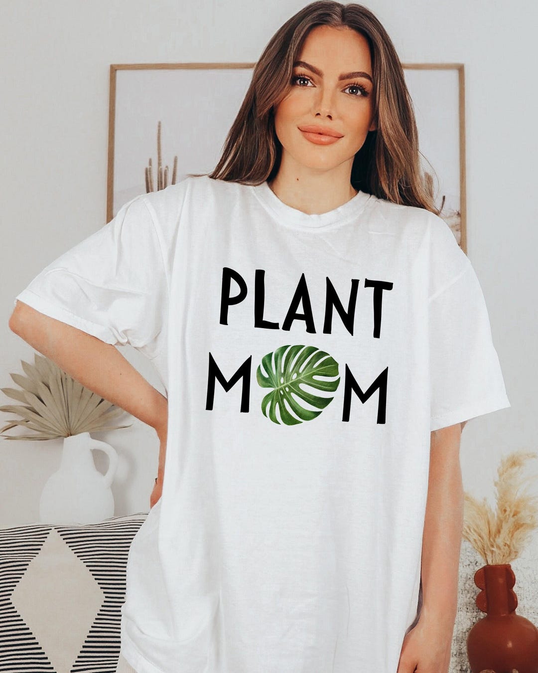 Comfort Colors® Plant Mom T-shirt, Monstera Plant Mom Tee, Crazy Plant ...