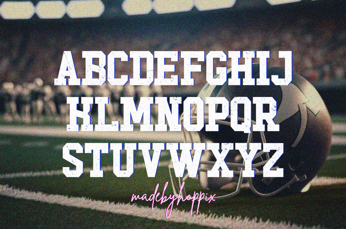 Touchdown Font | Slab Font | Sports Font | Canva Font | Modern Font ...