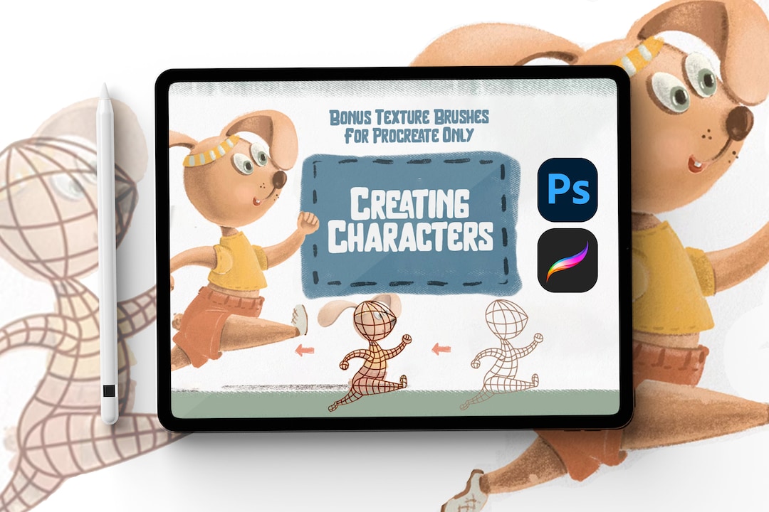 Procreate Stamps for Creating Cute Characters | Photoshop | Create ...