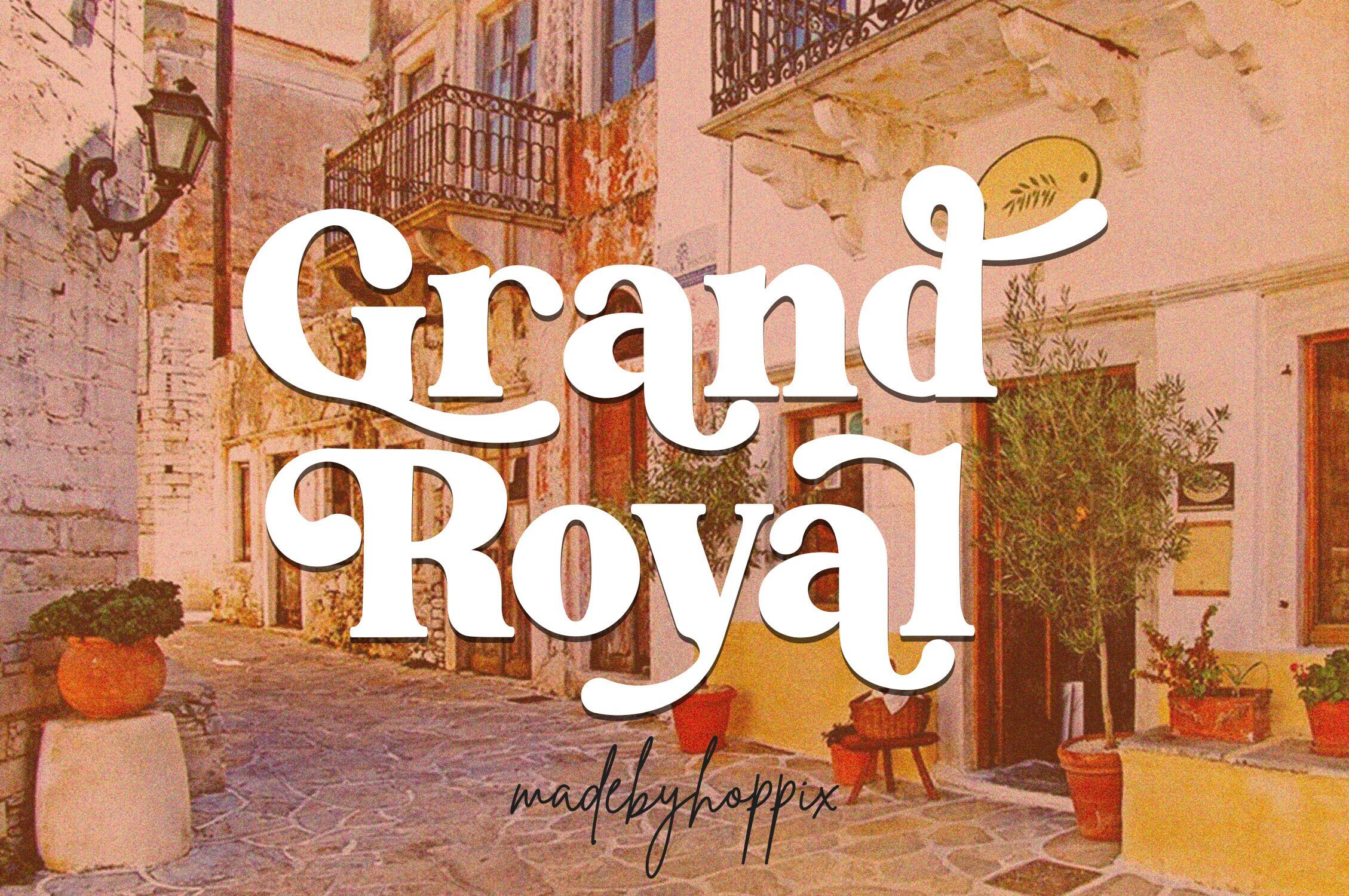 Grand Royal Retro Font Calligraphy Font Canva Font - Etsy