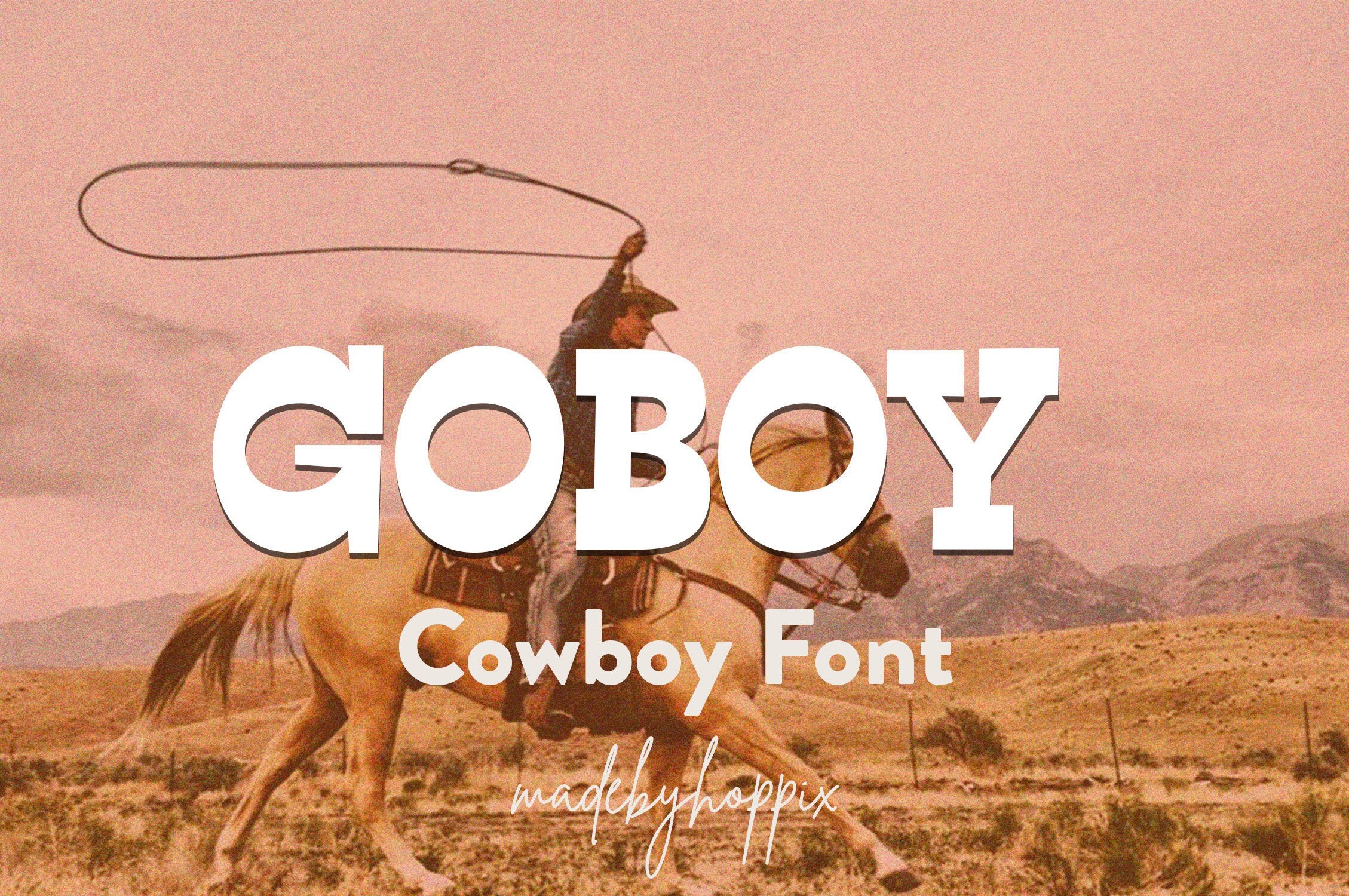 Cowboy Font Western Font Country Font Cricut Font Retro Font Cowgirl ...