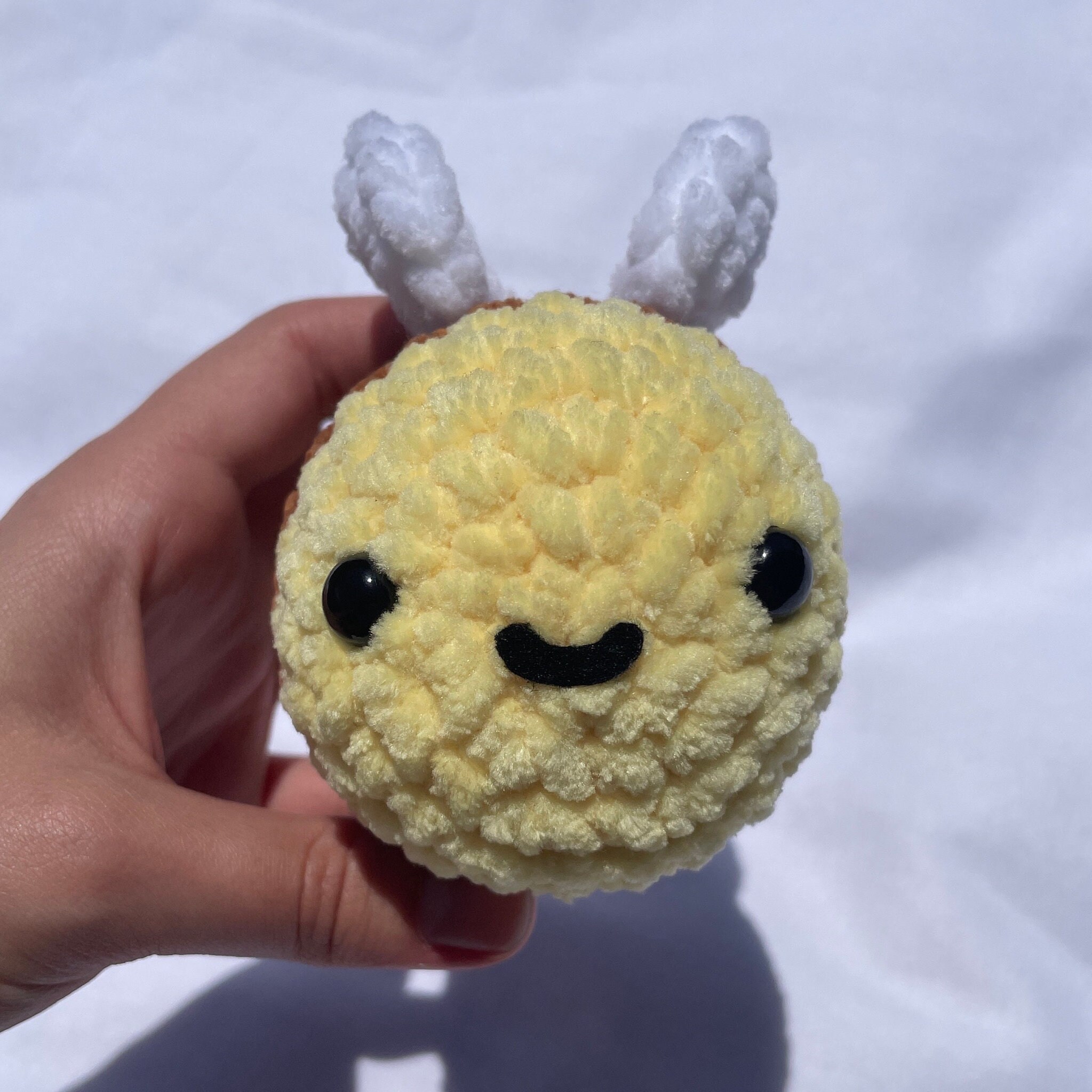 Pride Bee Crochet Plushies Made to Order Handmade Gift/toy/collectable Desk Buddy Squishable ...