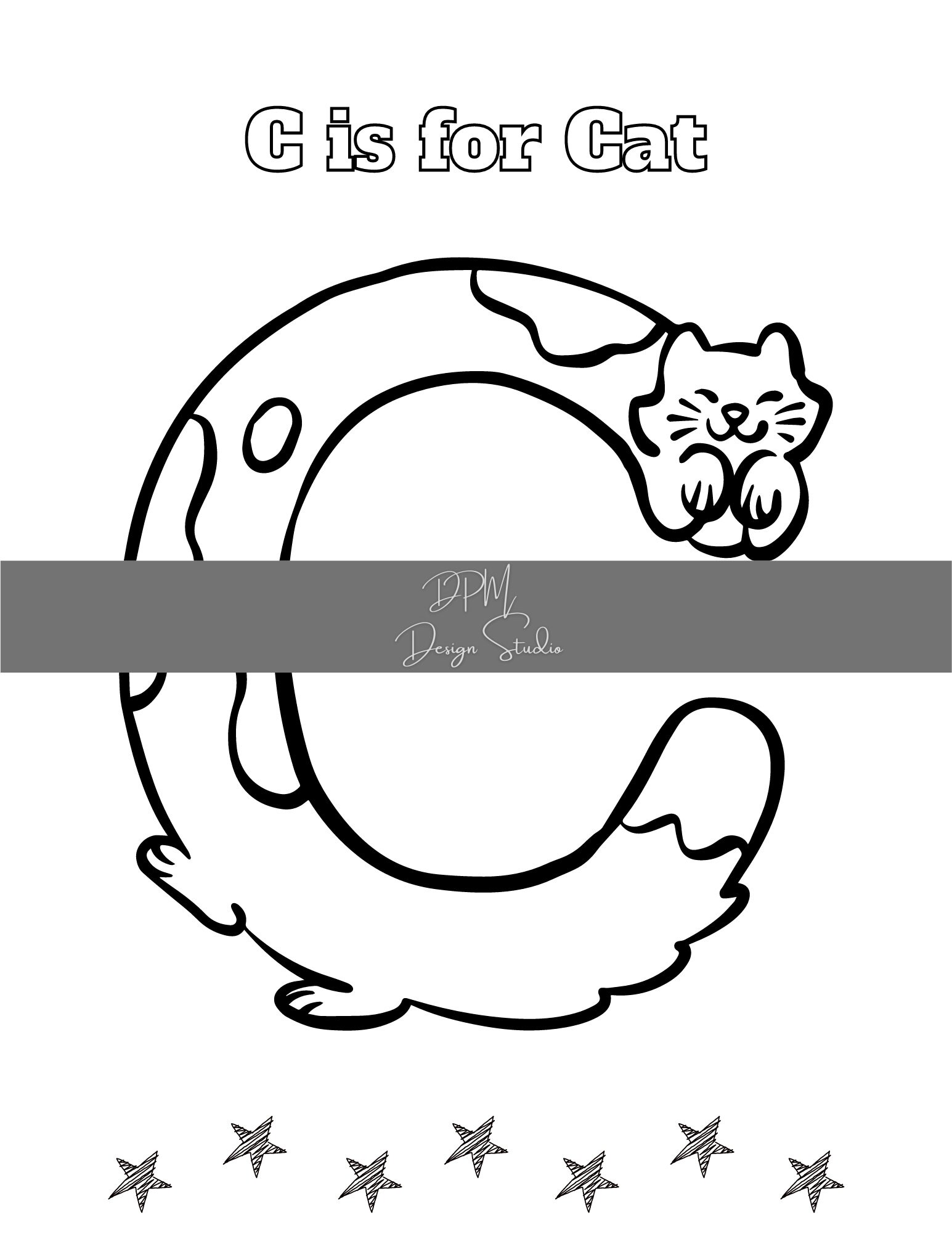 ABC Alphabet Coloring Pages - Worksheet for Preschool, Pre-k ...