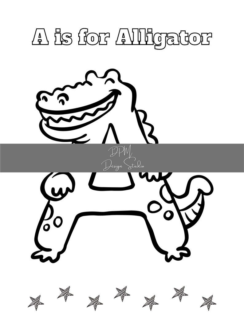 ABC Alphabet Coloring Pages - Worksheet for Preschool, Pre-k ...