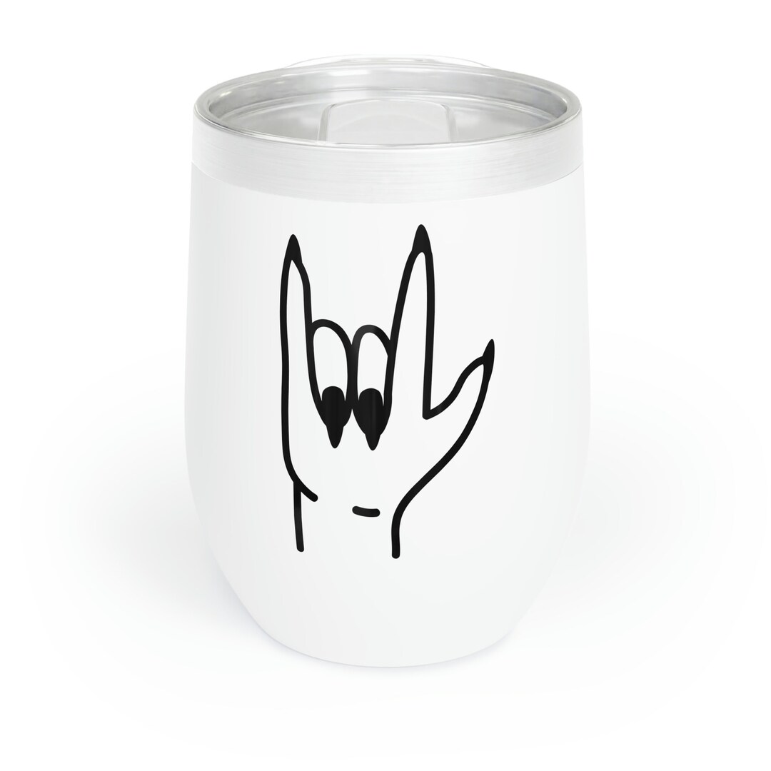 ILY Sign Chill Wine Tumbler - Etsy