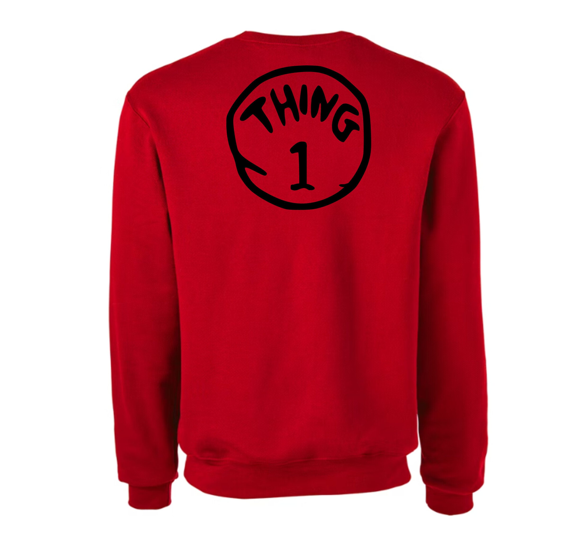 Simple & Customizable Thing 1 and Thing 2 SVG, DXF, JPG, Updated ...