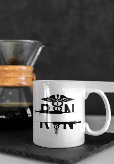 New Minimalist RN Split Monogram SVG Template, Perfect Gift for Your ...