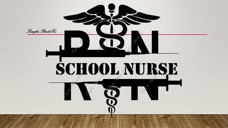 New Minimalist RN Split Monogram SVG Template, Perfect Gift for Your ...