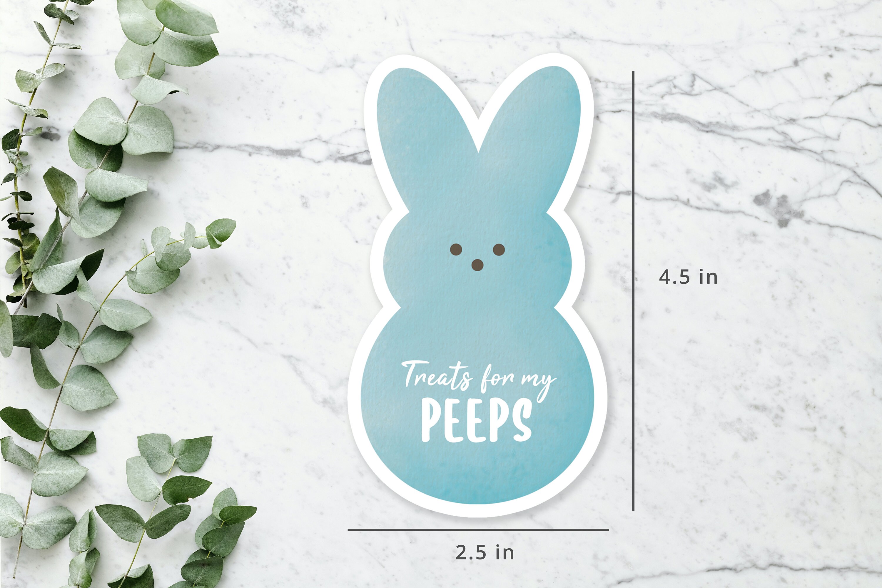 Printable Peeps Gift Tag Instant Download Easter Treats Tag - Etsy Canada