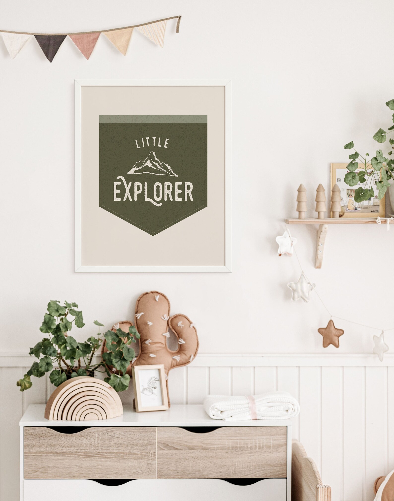 Little Explorer Printable Wall Art, Pennant Banner, Flag Decor, Kids ...