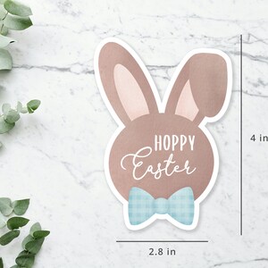 Printable Easter Bunny Gift Tags, Instant Download, Kids Easter Basket ...
