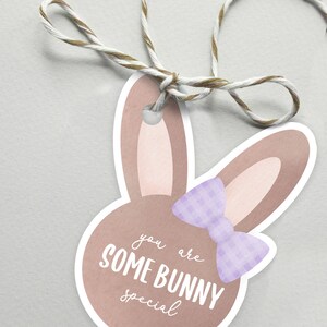 Printable Easter Bunny Gift Tags, Instant Download, Kids Easter Basket ...