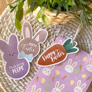 Printable Carrot Gift Tag, Instant Download, Kids Easter Basket Tag ...