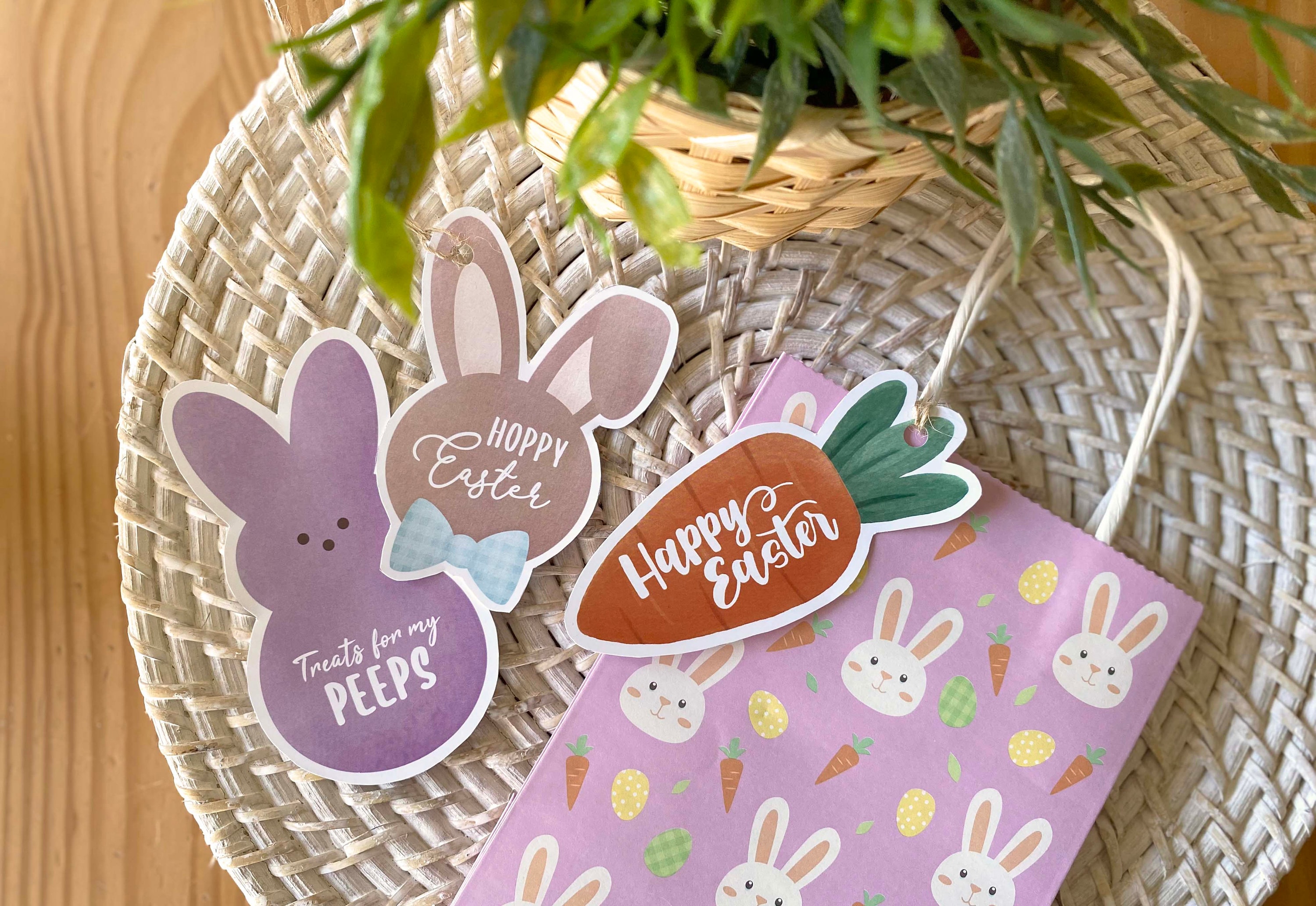 Printable Carrot Gift Tag, Instant Download, Kids Easter Basket Tag ...