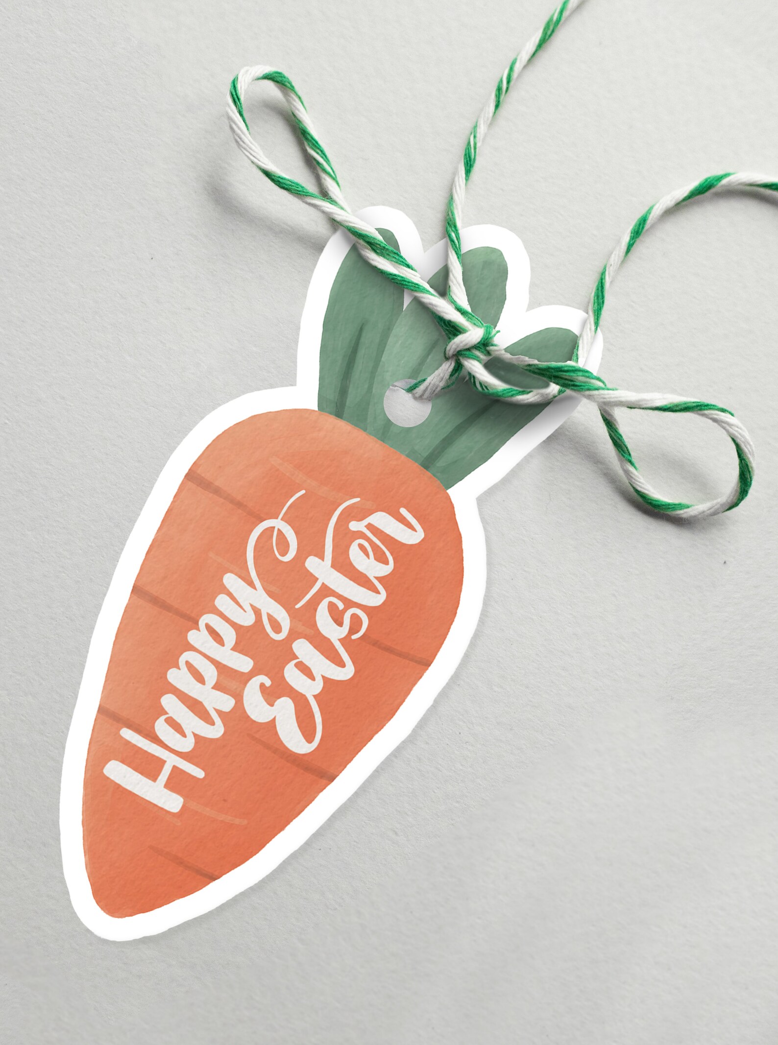 Printable Carrot Gift Tag, Instant Download, Kids Easter Basket Tag ...