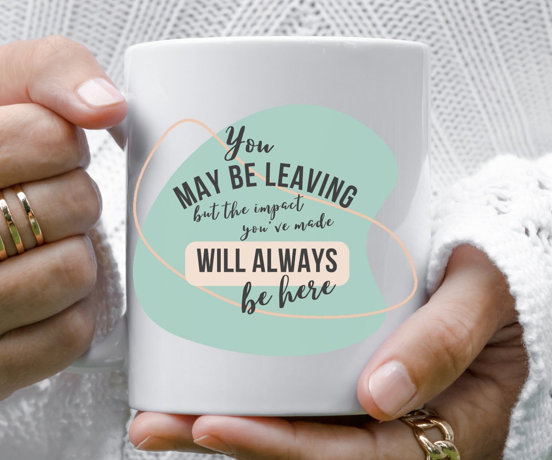 Farewell Gift Coworker Mug | Coworker Leaving Gift | Retirement Thank ...