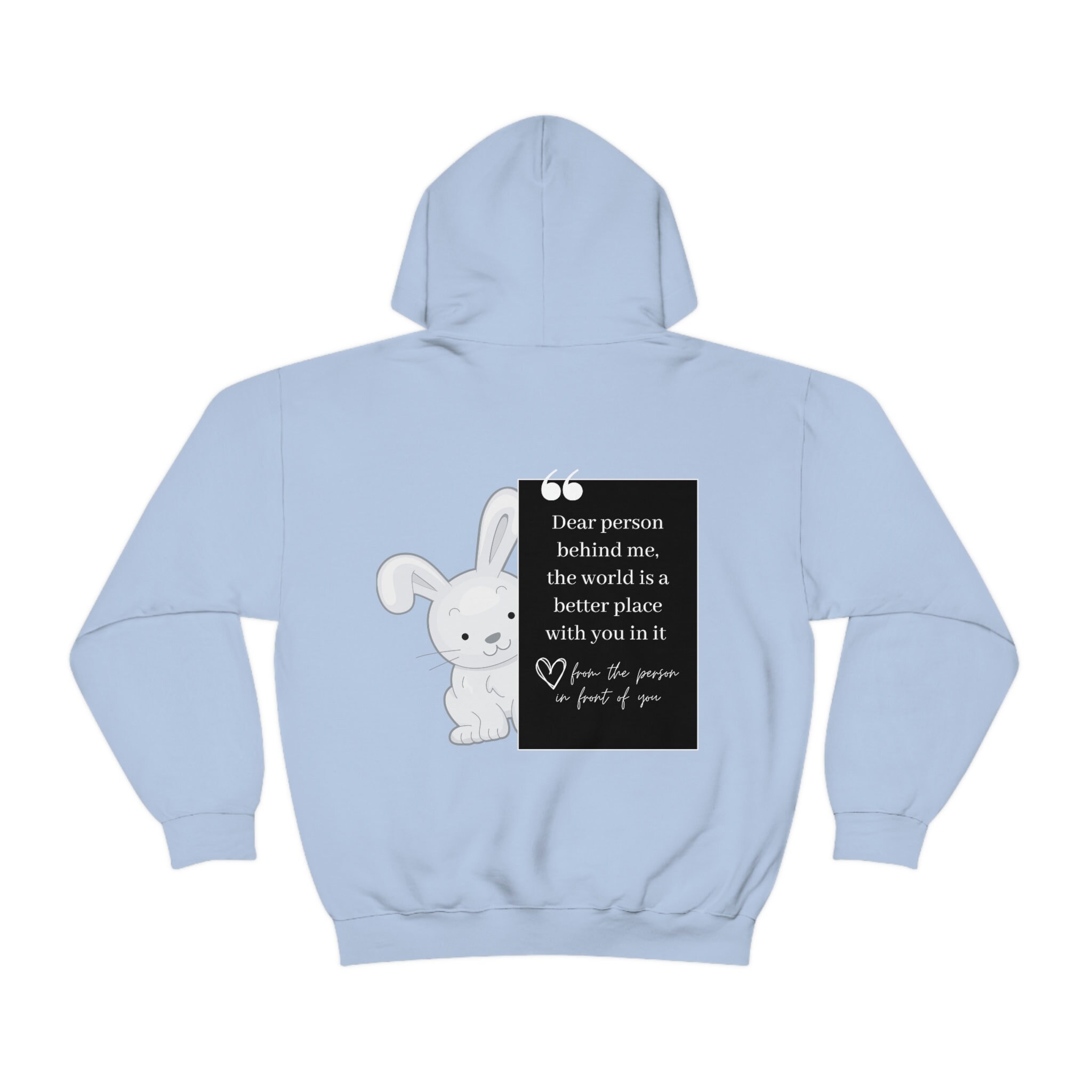 Dear Person Behind Me Aesthetic Positive Hoodie With Quote Healing ...