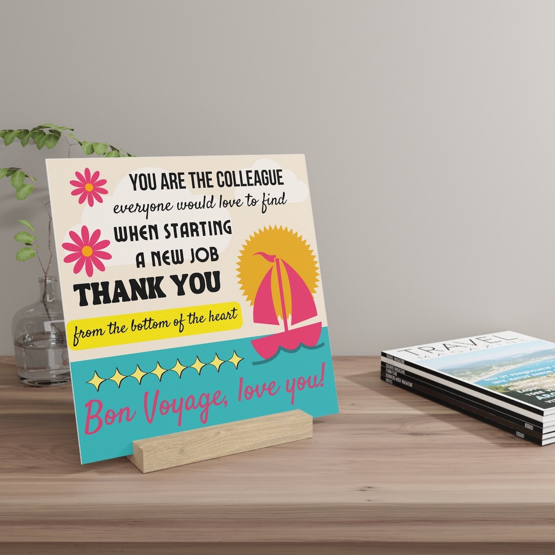 Farewell Gift for Leaving Colleague | Gallery Board Coworker Leaving Do ...