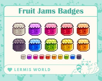 Cotton Candy Badges (5 Pack) | Instant Download for Twitch | Cute ...