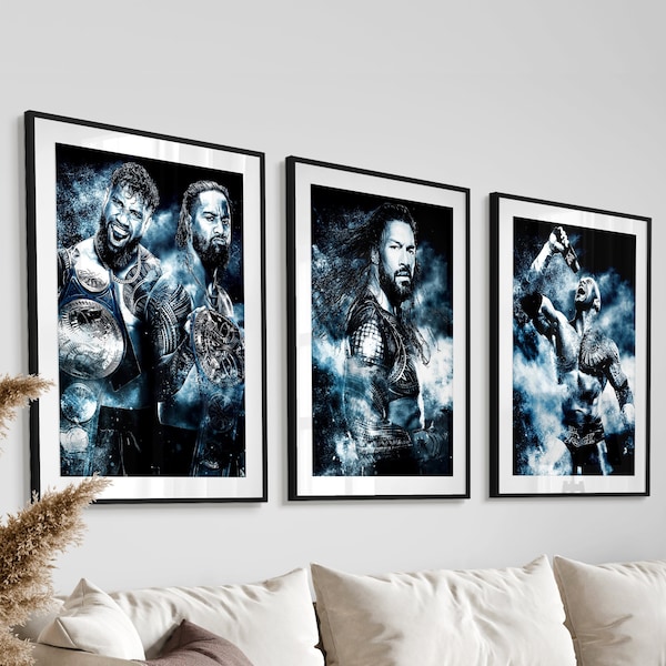 Wwe Wall Decor - Etsy