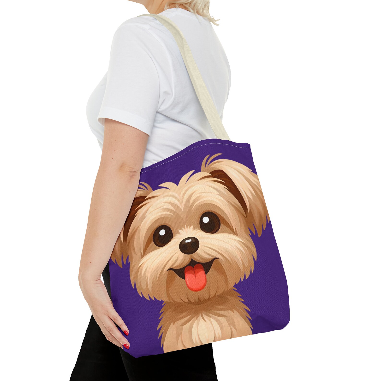 Cute Dog Tote Bag Westie Yorkie Scottie Morkie Schnauzer Yorkshire ...