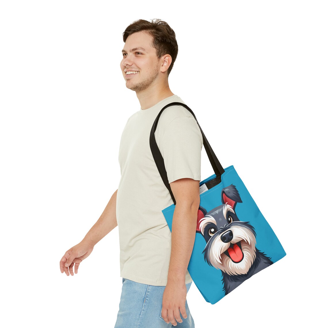 Cute Dog Tote Bag Westie Yorkie Scottie Morkie Schnauzer Yorkshire ...