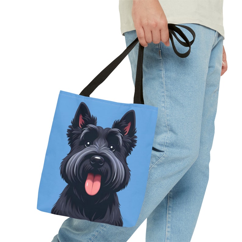 Cute Dog Tote Bag Westie Yorkie Scottie Morkie Schnauzer Yorkshire ...