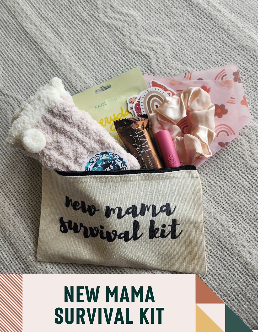 New Mama Survival Kit New Mama Gift Bag Postpartum - Etsy