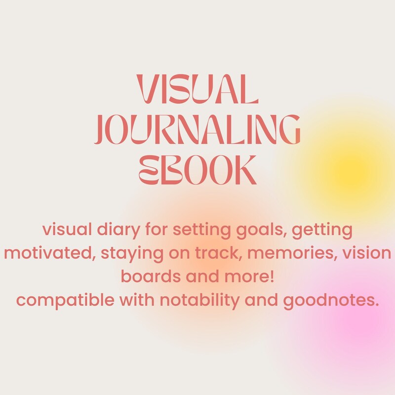 Visual Journaling - Etsy
