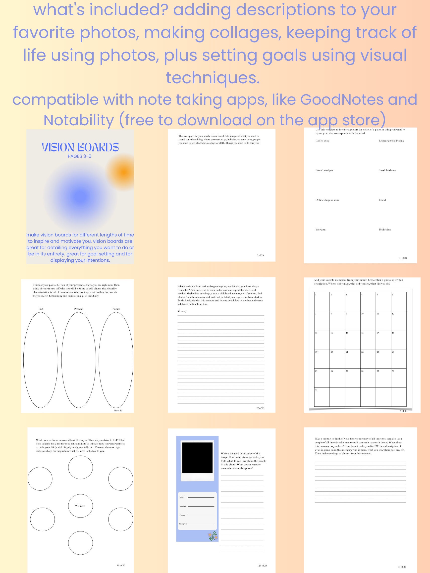 Digital Visual Diary: Visual Journaling - Etsy