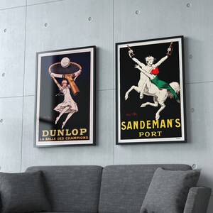 Sandeman S Port, Vintage Poster Made by Jean D Ylen in 1930, Printable ...