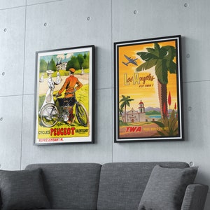 Peugeot Cycles, Vintage Poster Made by E. Thélem/ Kunst in 1897 ...