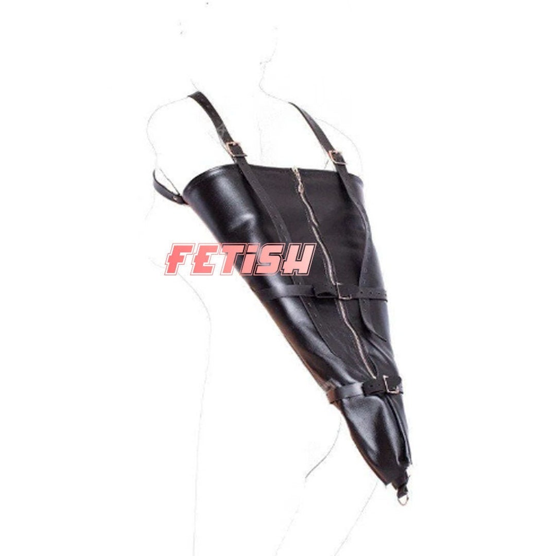 Armbinder Leather Zipper Tight Glove / FETISHCOLOR - Etsy