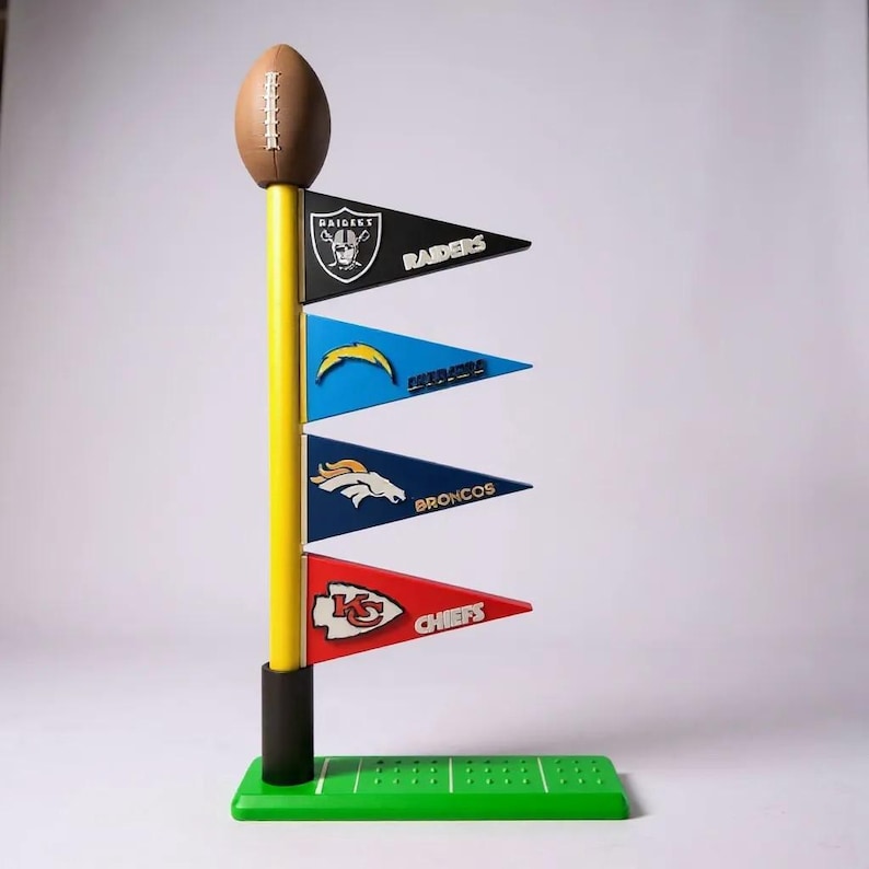 Football Standings Flag Tower - Etsy
