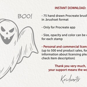 Halloween Procreate Stamps - Procreate Brushes Bundle - Procreate ...