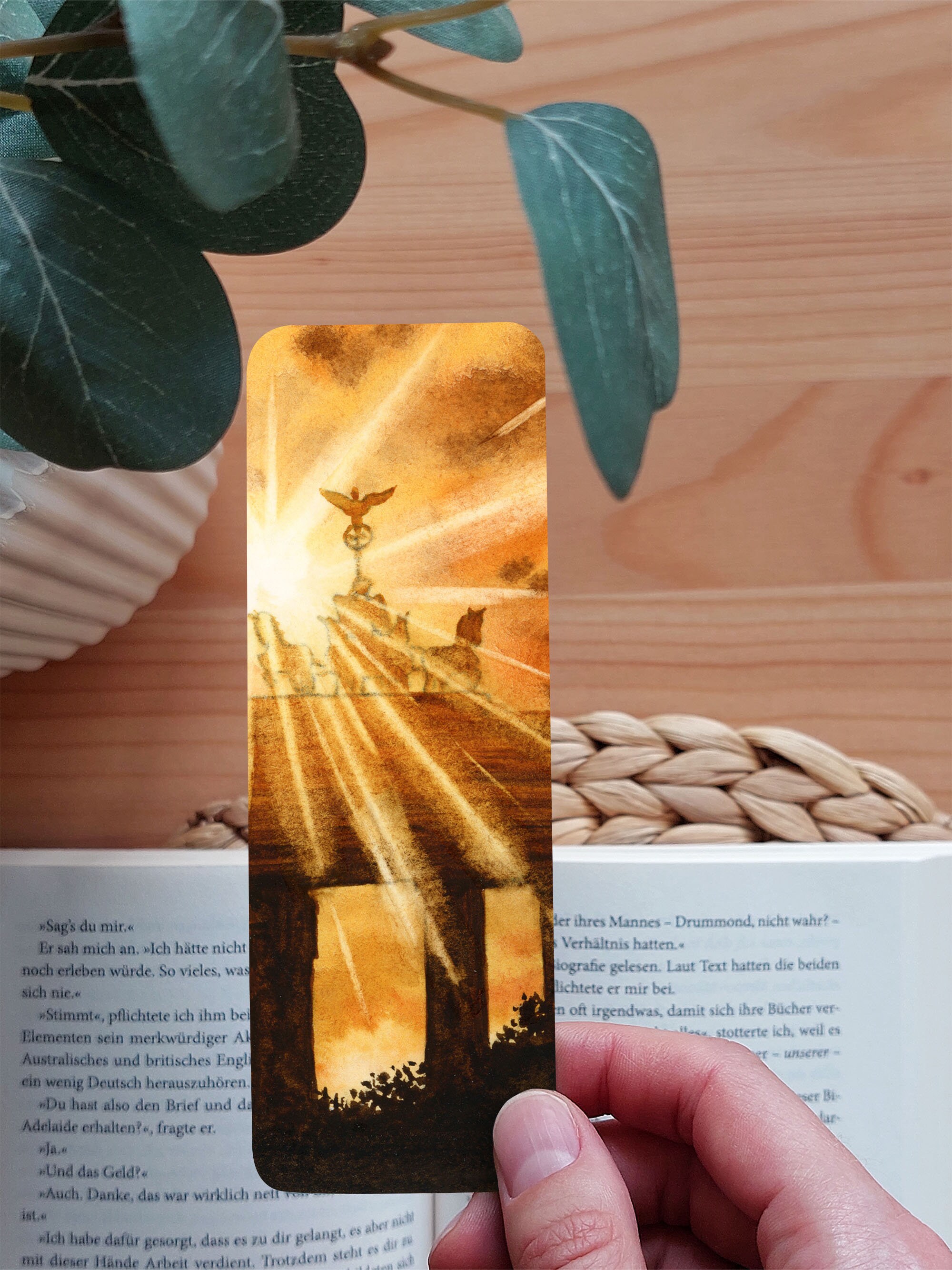 Printable Hand Painted Watercolor Bookmarks Berlin - Etsy