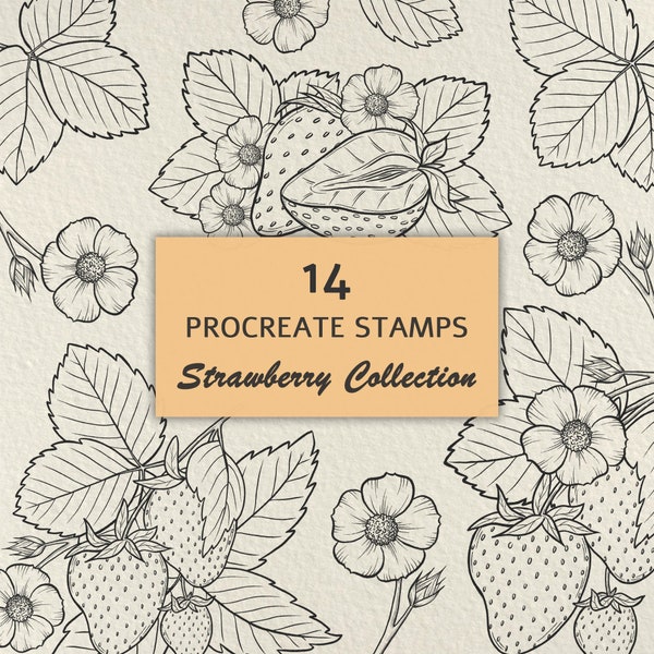 Strawberry Stamp - Etsy