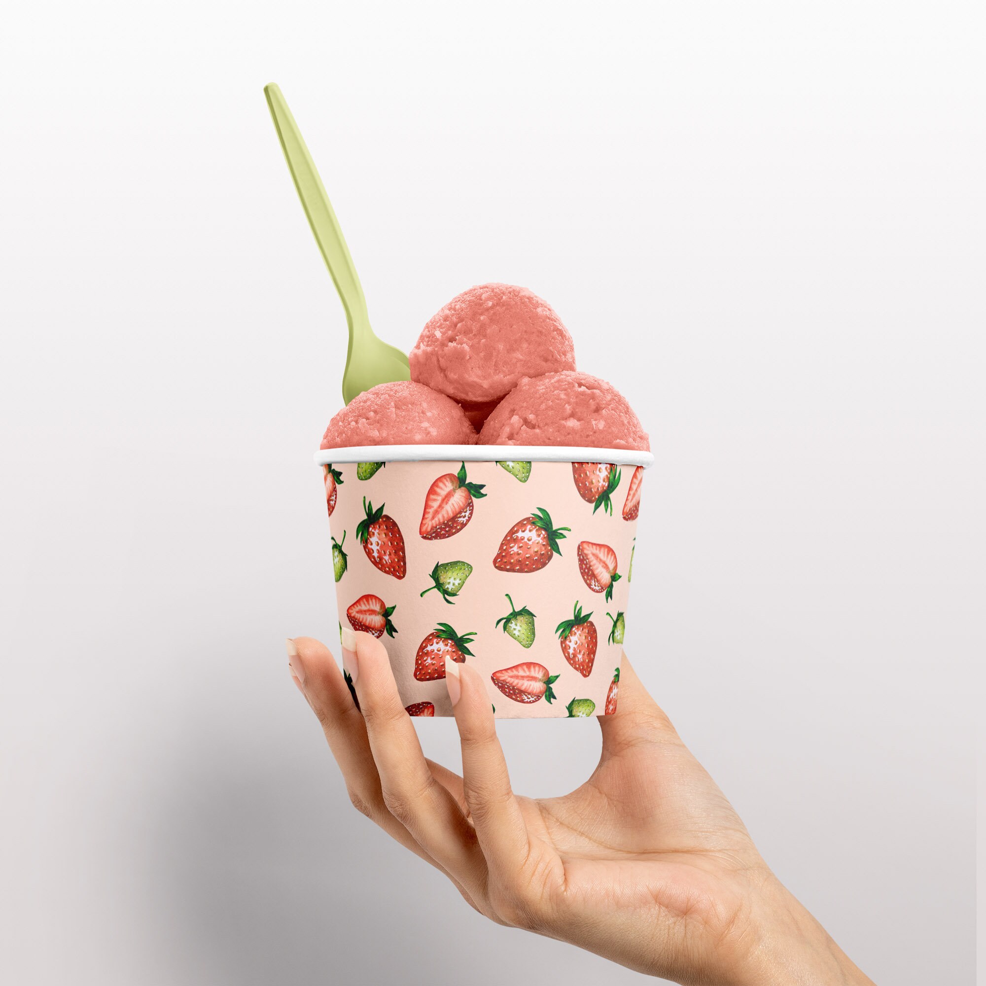 Watercolor Strawberry Digital Paper Pack Seamless Pattern Bundle ...