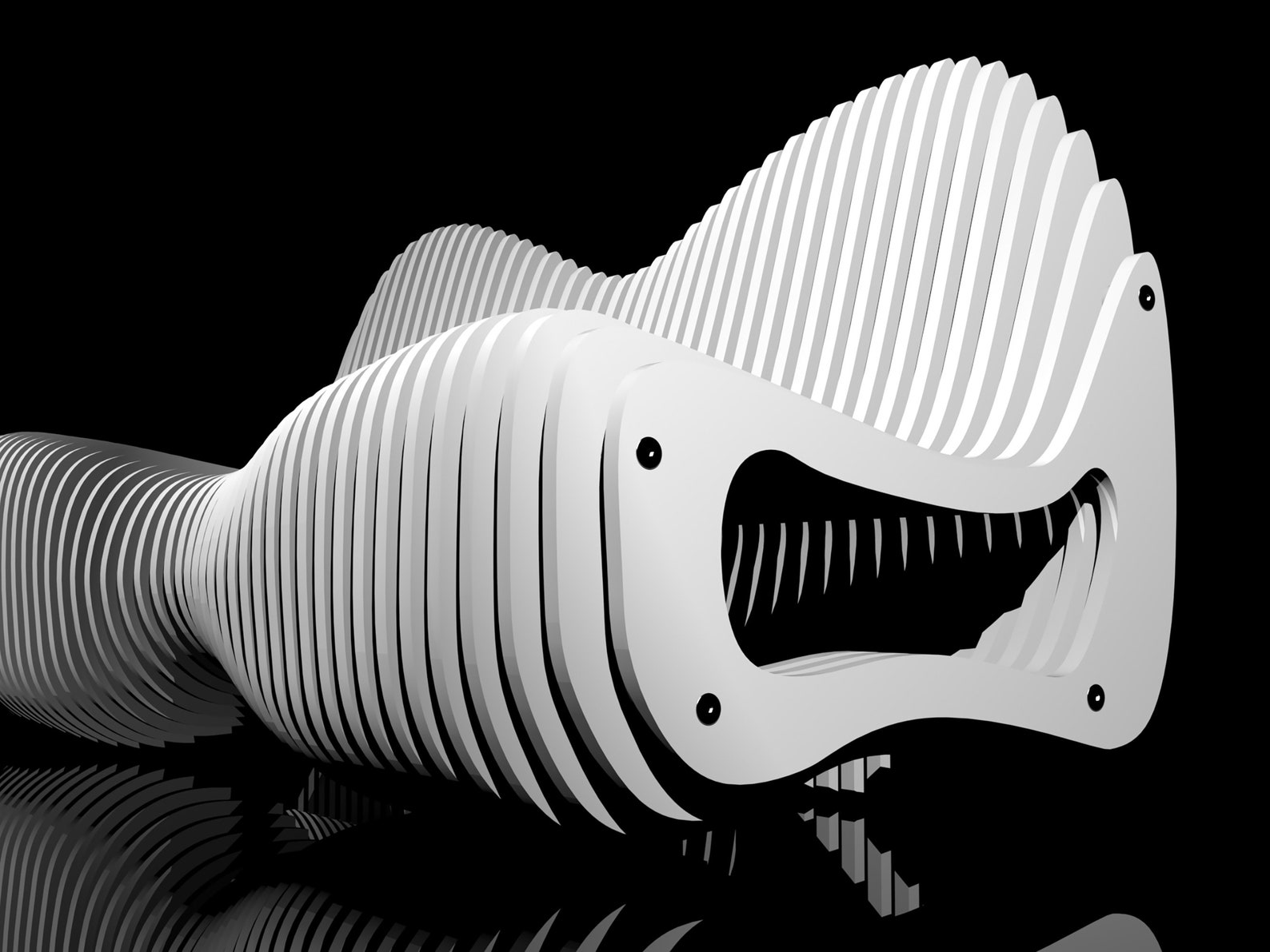 Modern Parametric Bench CNC Router Files – Plywood Furniture (dxf, Cdr ...