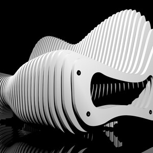 Modern Parametric Bench CNC Router Files – Plywood Furniture (dxf, Cdr ...