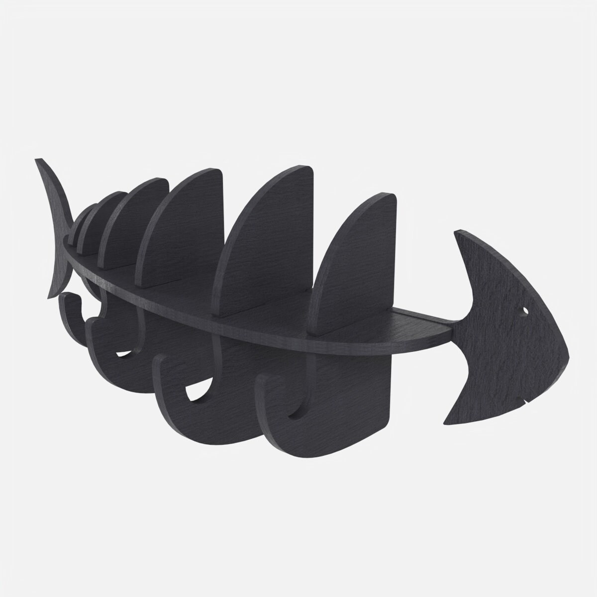 Parametric Style Shelf Fish - Digital File for CNC Cutting Dxf, Cdr ...
