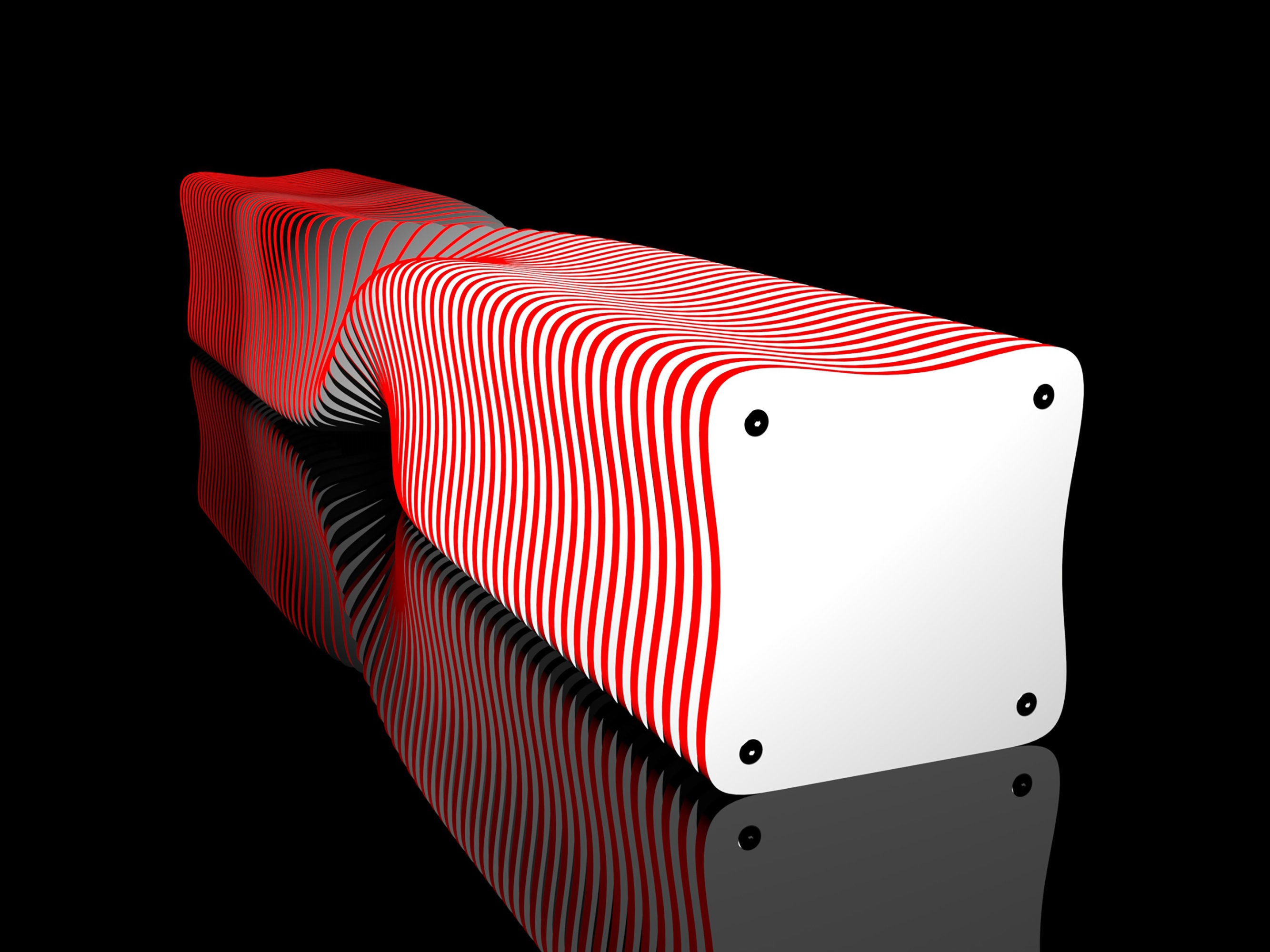 Enchanting Forest Bench - Parametric Style Wooden Furniture Design ...