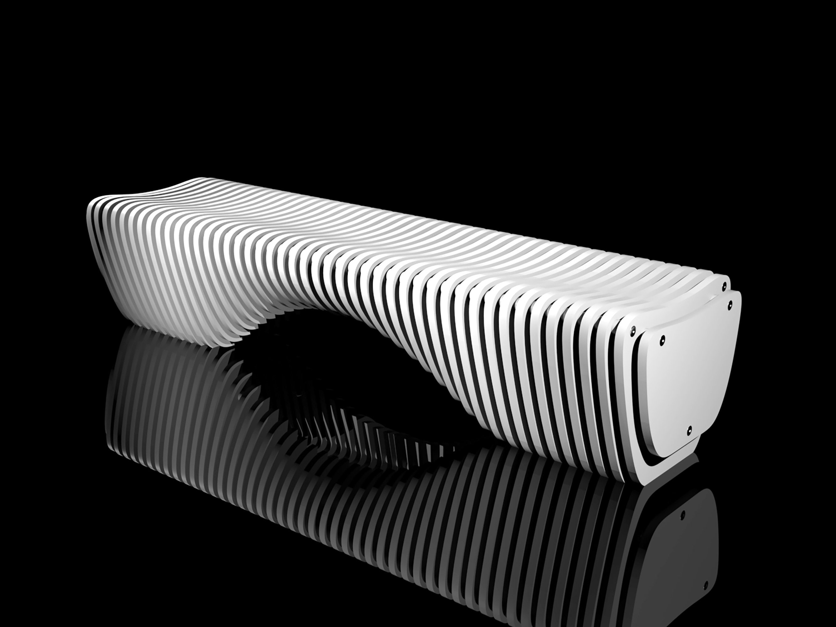 Parametric Bench Cnc Router Files For Wood Cnc Dxf Cut Files Cnc Parametric Furniture Files