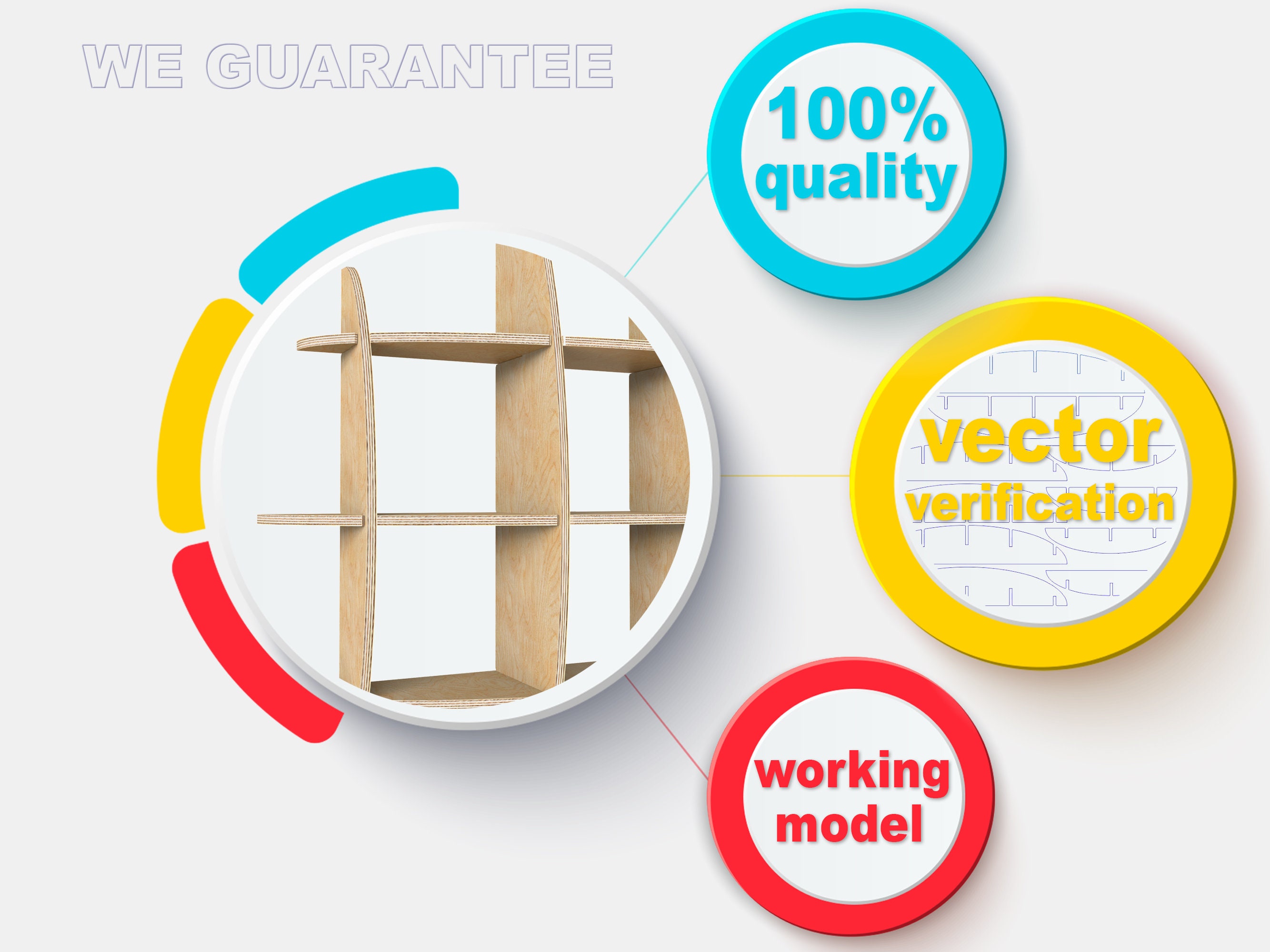 Sphere Floating Shelf CNC Files, Parametric Furniture (DXF, STL) - Etsy